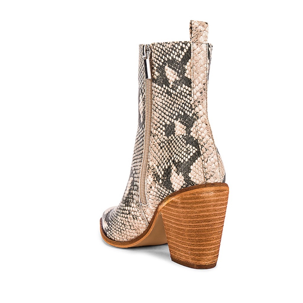 Steve Madden Chels Tan Snake Boot - Gem